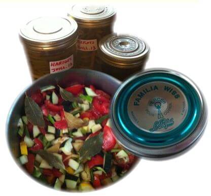 Faire des conserves de légumes étape par étape - Au potager bio