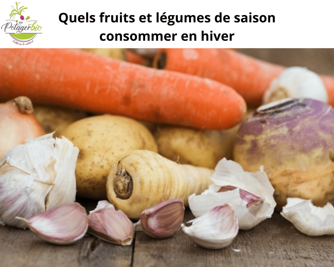 Quels fruits et légumes de saison consommer en hiver - Au potager bio